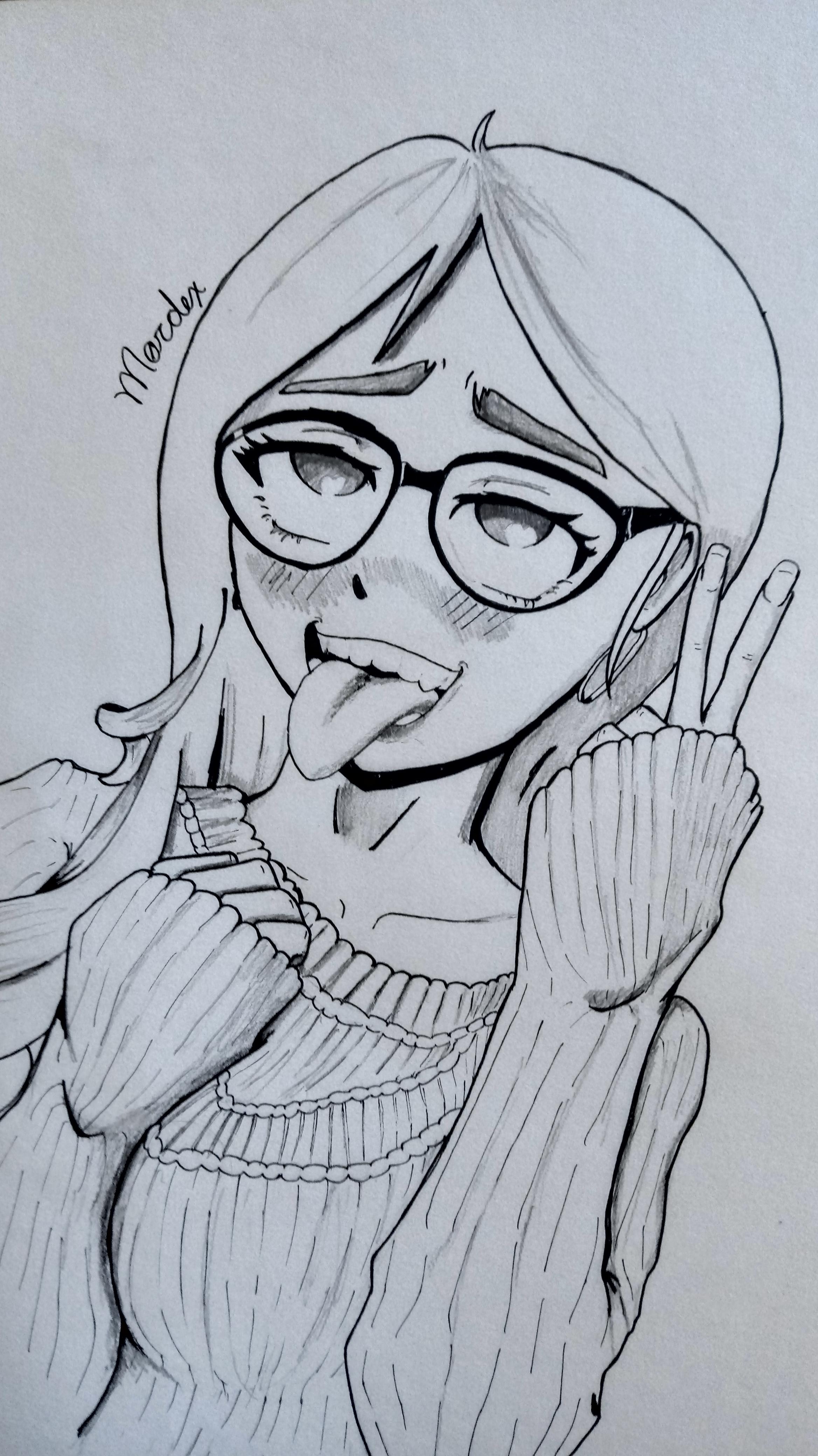 Glasses Ahegao Scrolller