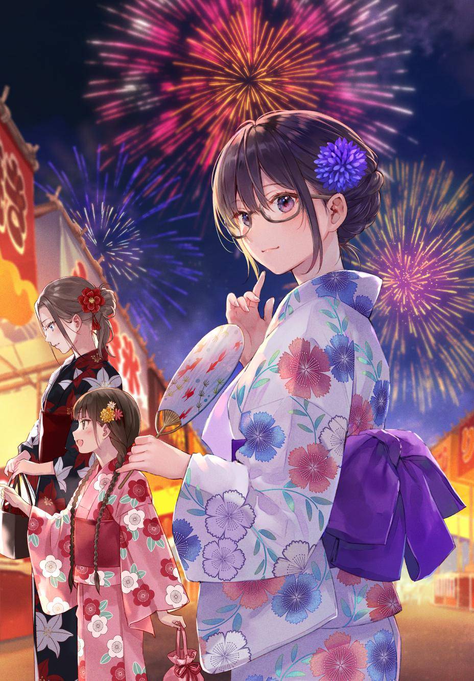 Glasses and a Yukata (Original) | Scrolller