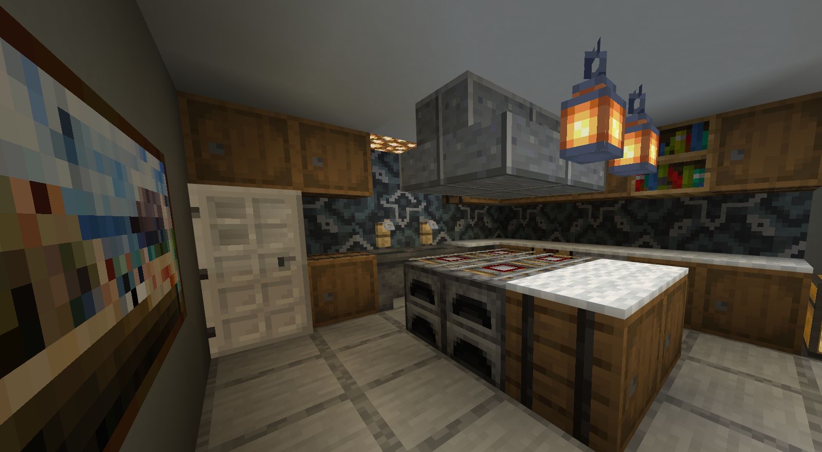 Glazed terracotta makes a nice backsplash :) | Scrolller