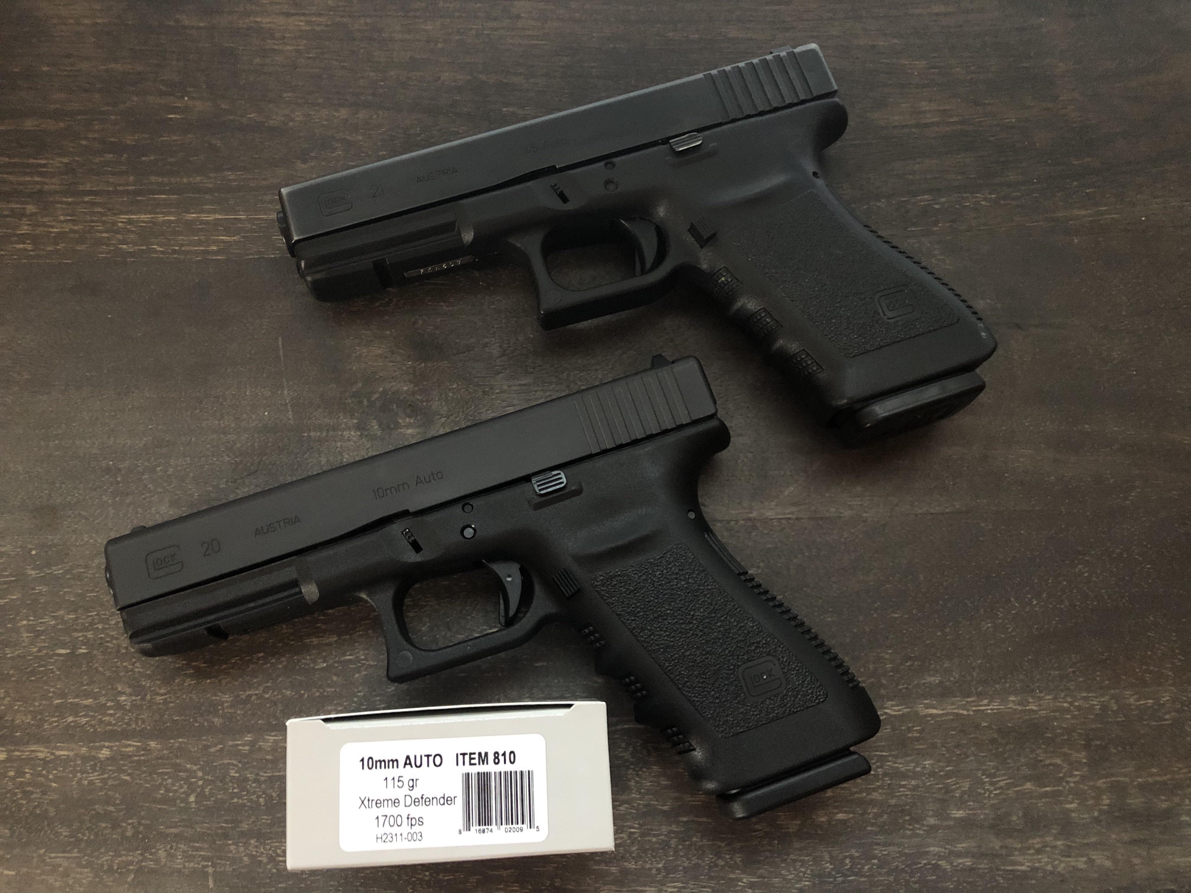 Glock 20SF 10MM and 21 in .45 ACP | Scrolller