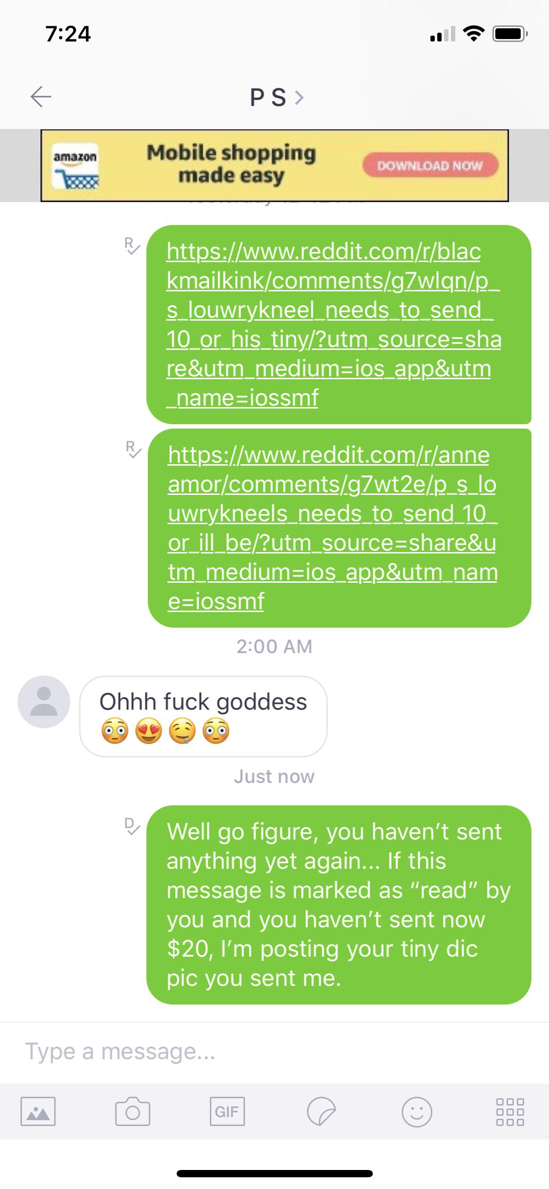 Go figure, he didn’t send anything yet again... If my last message is marked as “read” and he ...