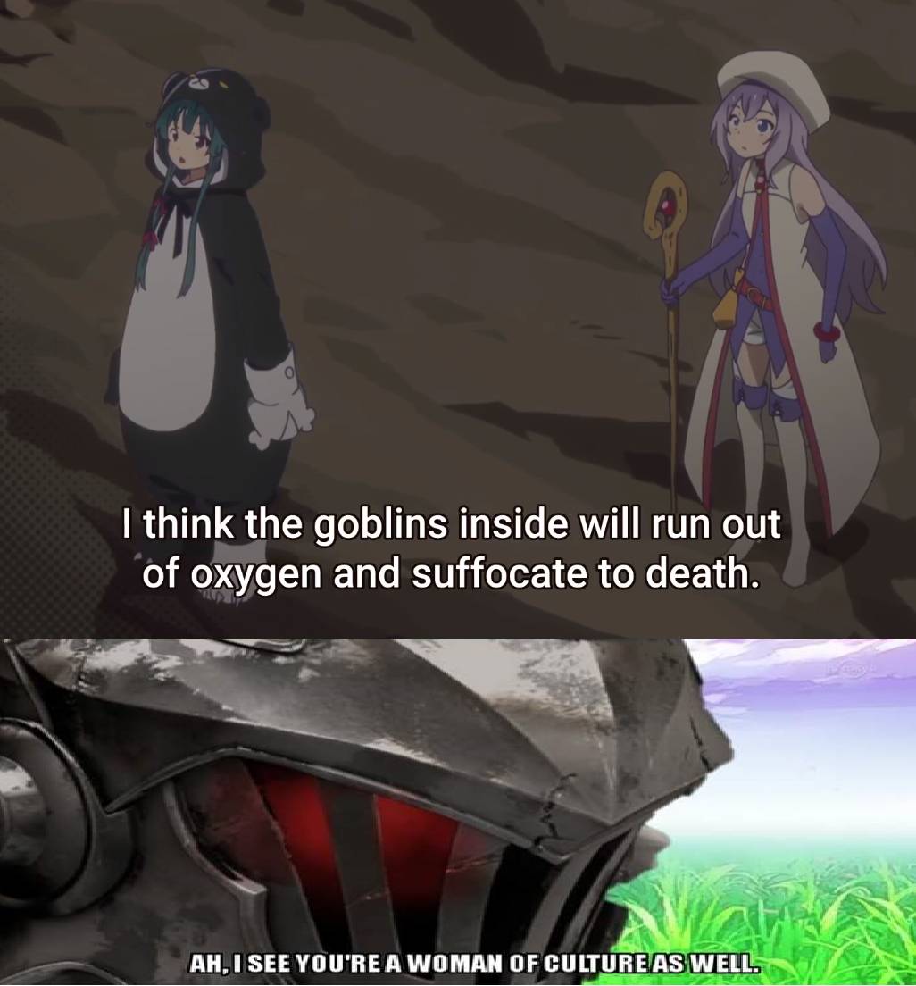 Goblin Slayer approves | Scrolller