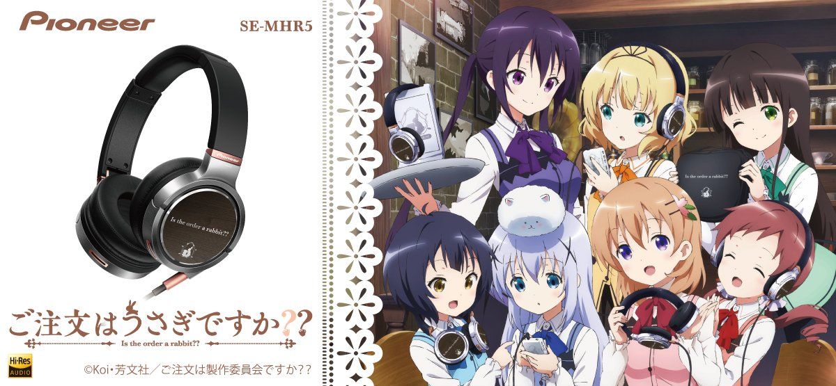 GochiUsa X Pioneer Collaboration announced! | Scrolller