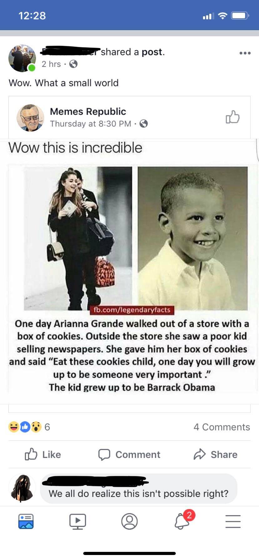 God bless her. Ariana is legit | Scrolller