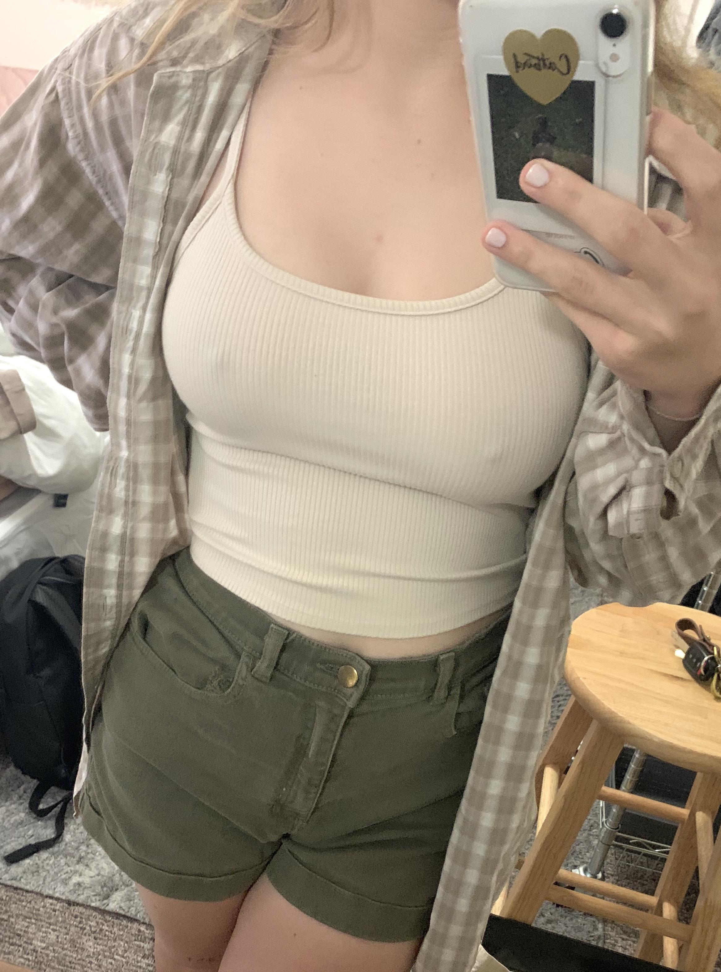 Going braless to school today! | Scrolller