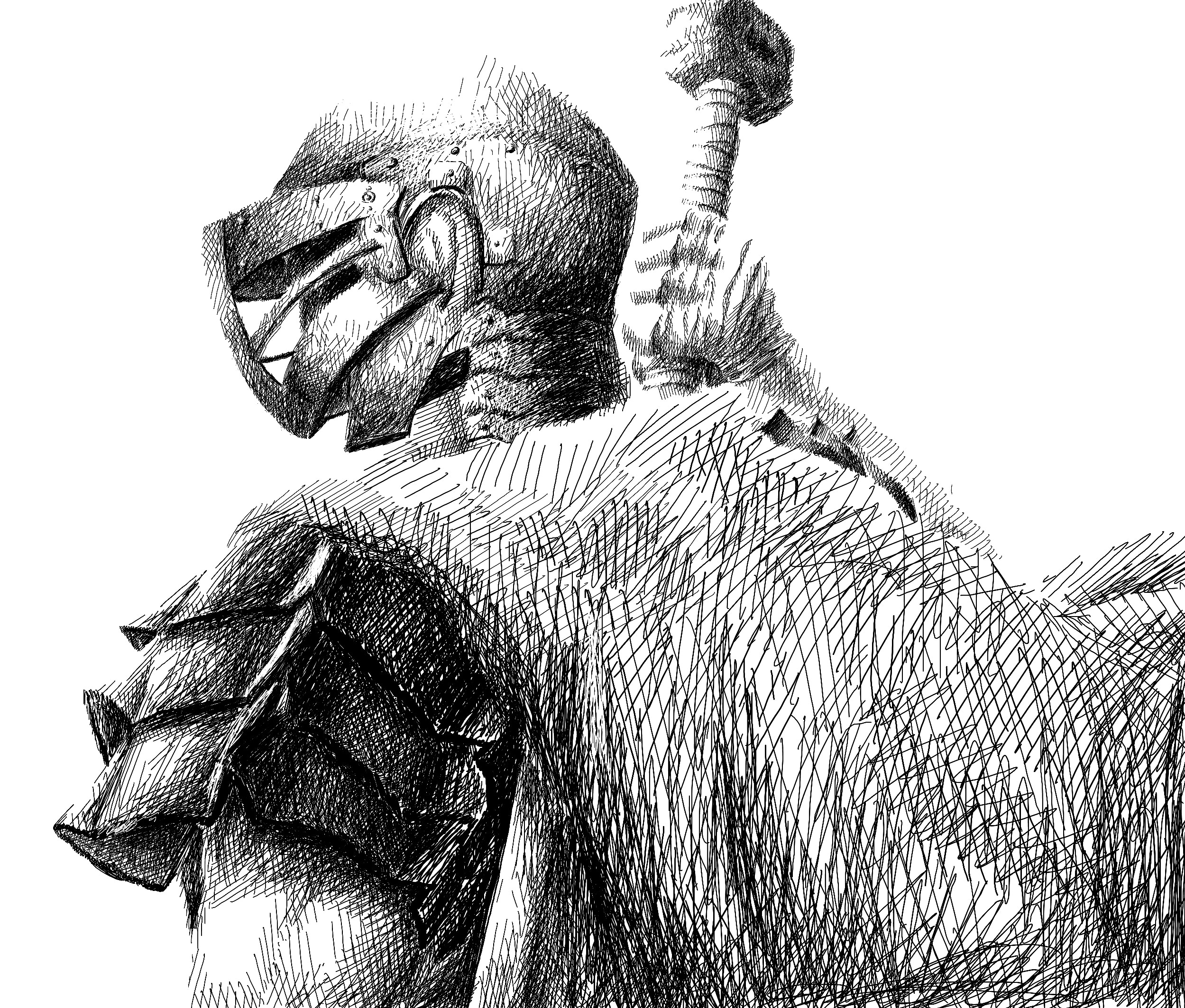 Golden age Guts drawing I finished yesterday | Scrolller