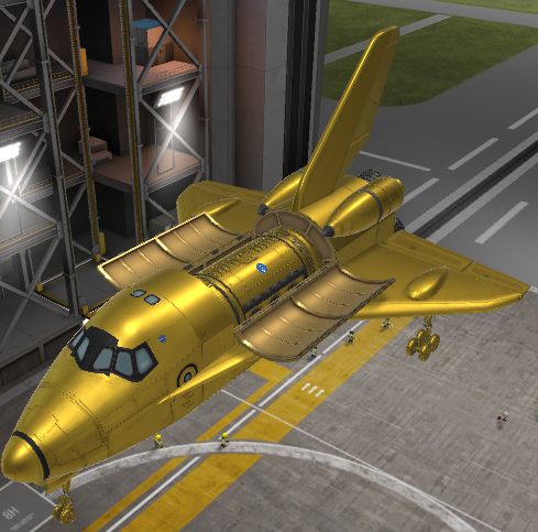 Golden Space Shuttle! Made with TURD. | Scrolller