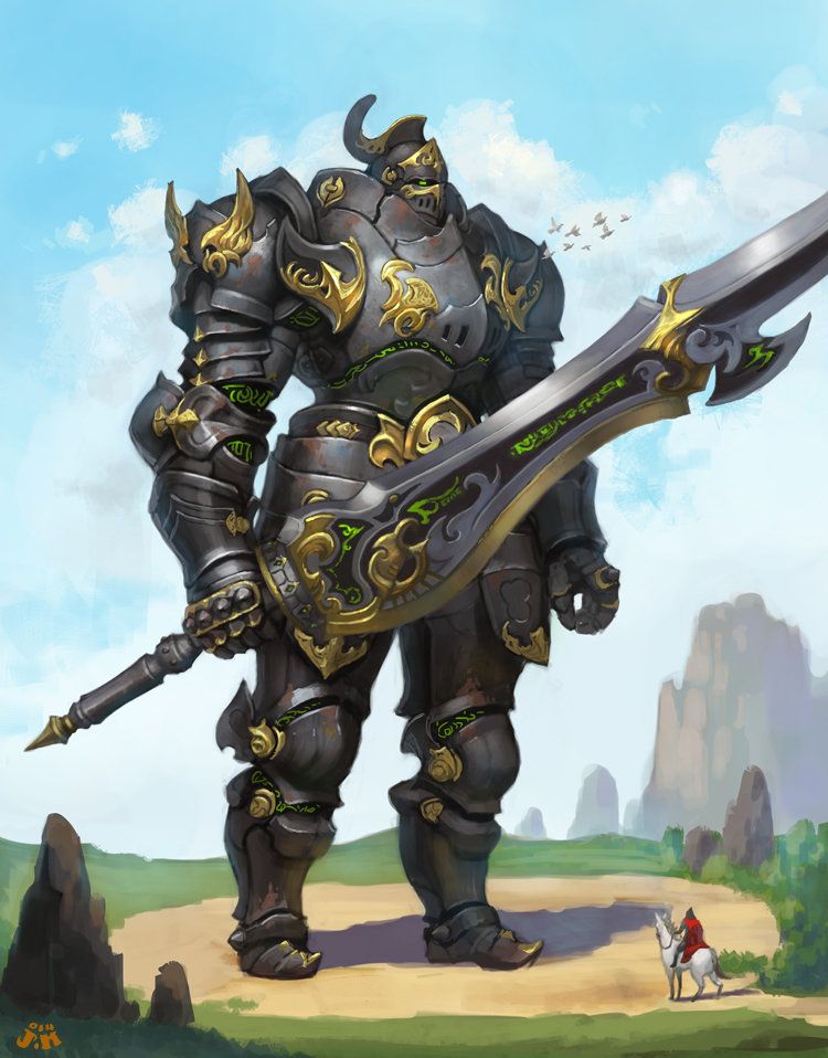 Golem Knight by ㅇㅇ Joo | Scrolller