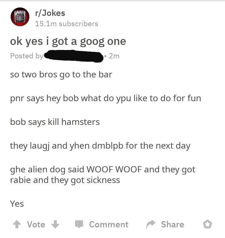 Good joke, I laughed | Scrolller