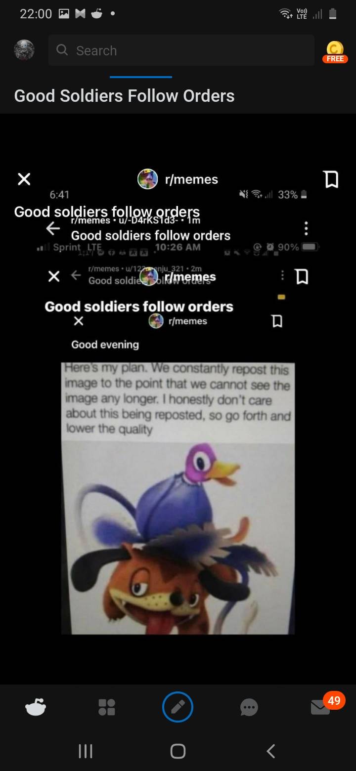 Good soldiers follow orders | Scrolller