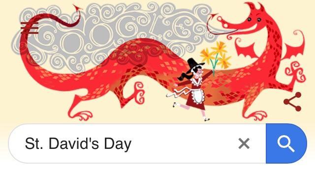 Google’s doodle for Dydd Gwyl Dewi! | Scrolller