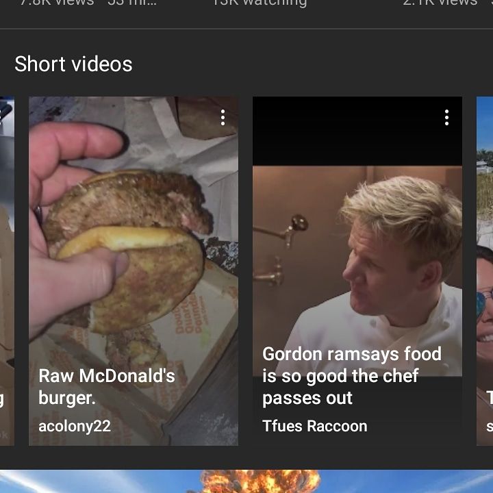 Gordon ramsay looking at a raw burger | Scrolller