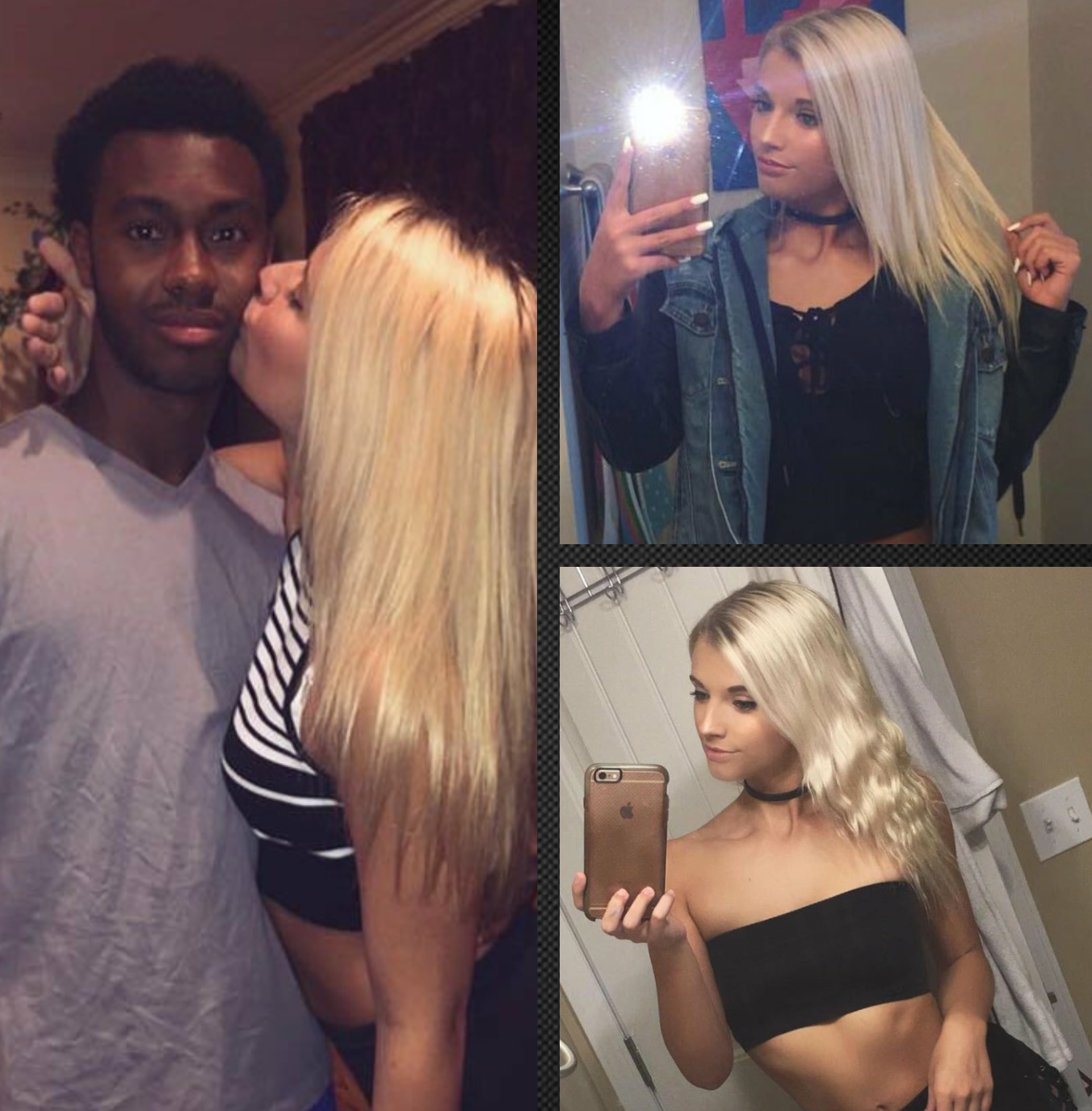 Gorgeous Blonde SnowBunny Loving On Her Black Boyfriend! | Scrolller
