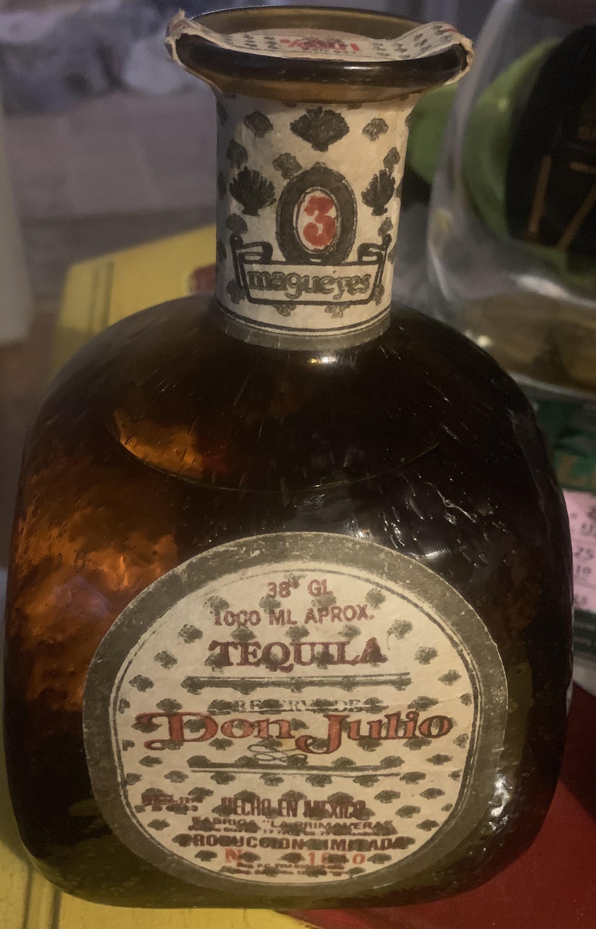 Got a bottle of Don Julio tequila, any idea the year? Or any other information would be great ...