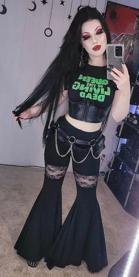 Goth Flares Scrolller