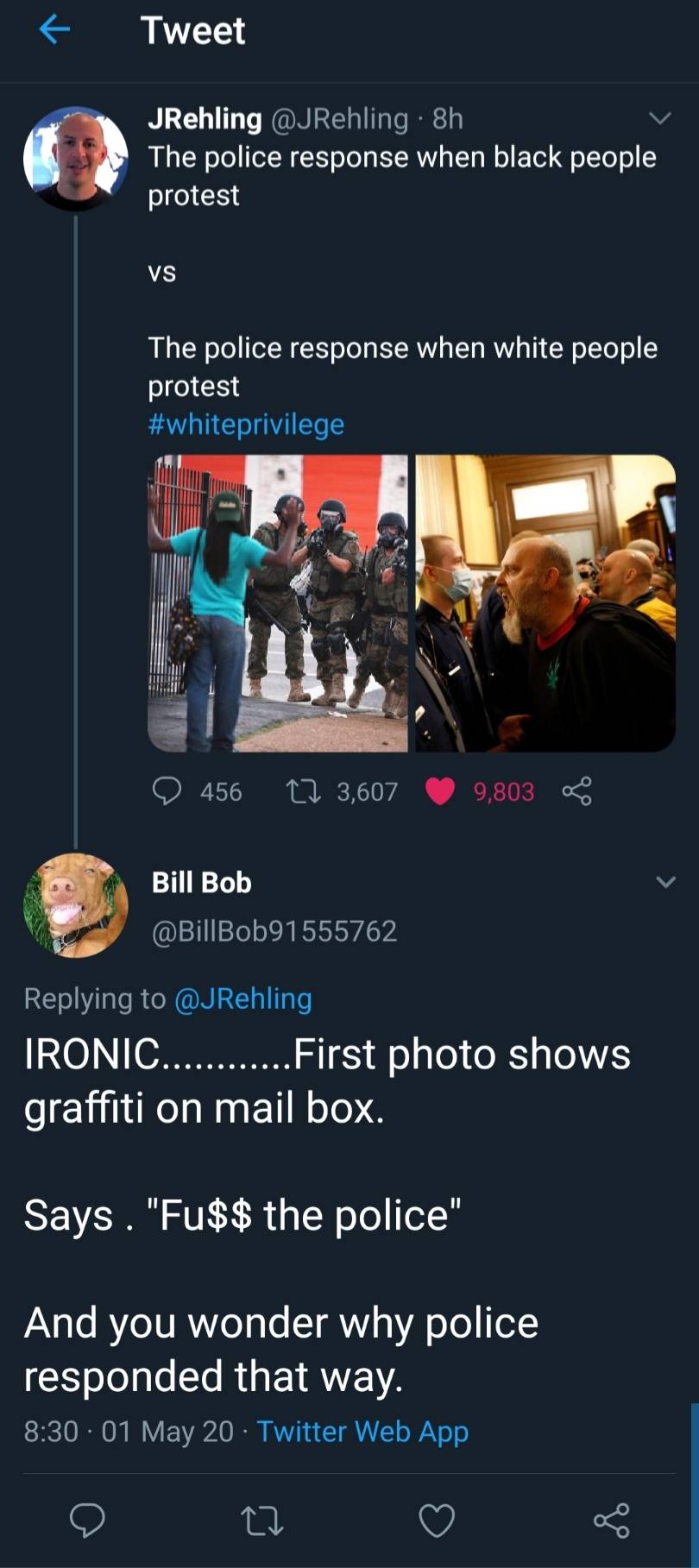 Graffiti justifies police brutality. | Scrolller