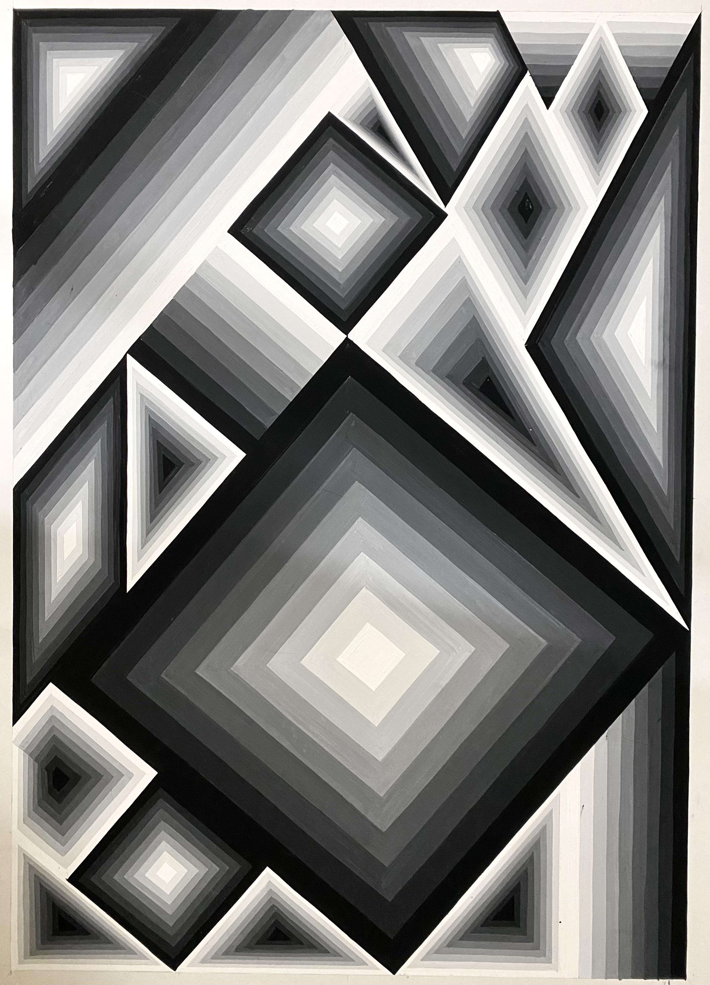 Gray Scale,Acrylics,Me,2020 | Scrolller