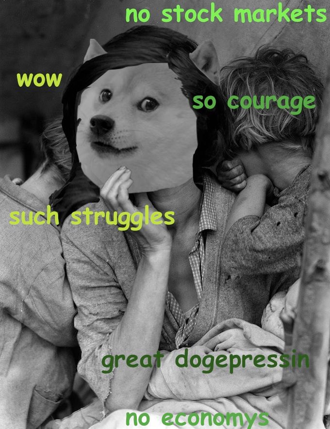 Great depression shibe | Scrolller