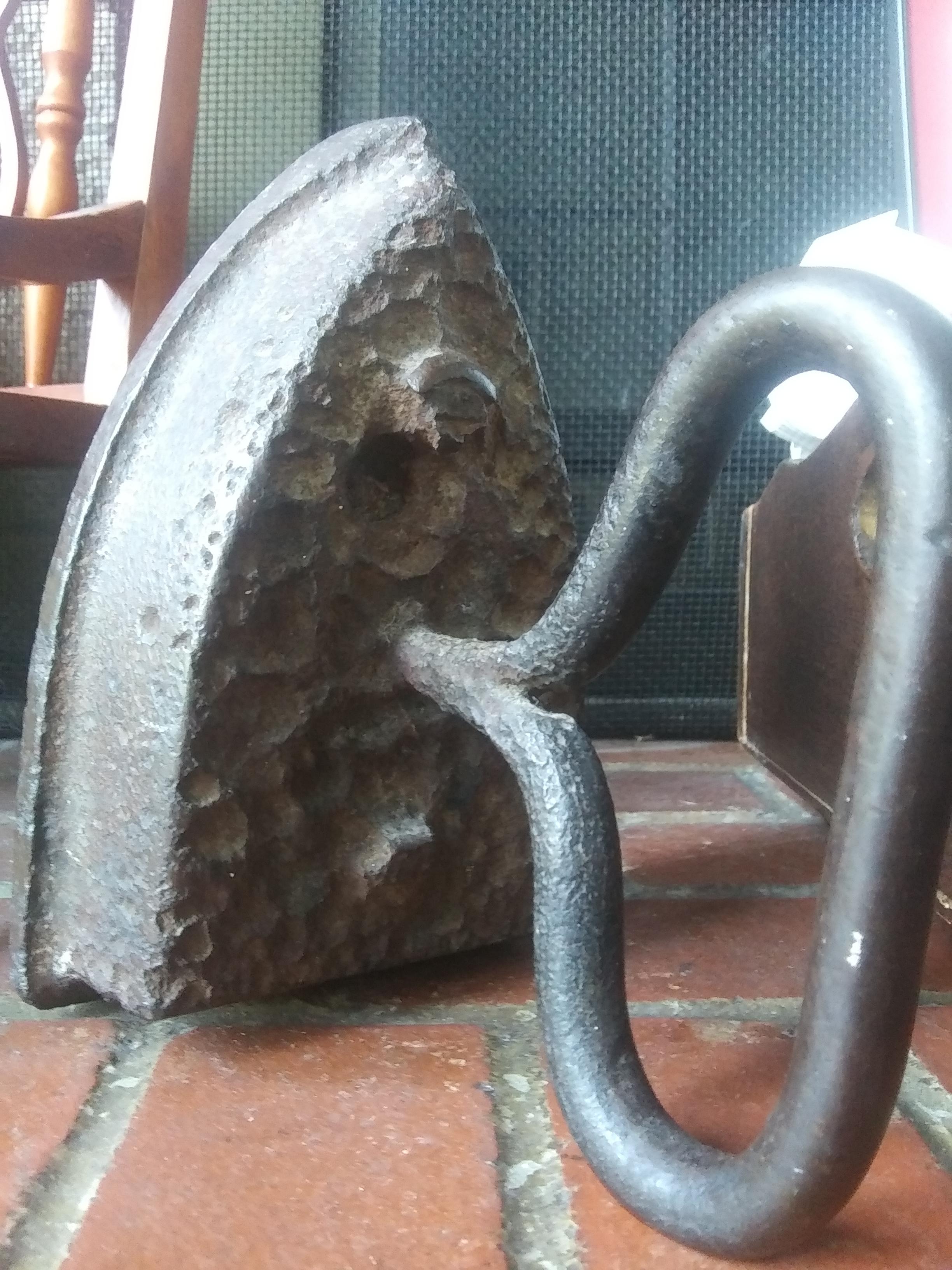 Great-Great Grandma's iron. This thing can do some SERIOUS damage! | Scrolller