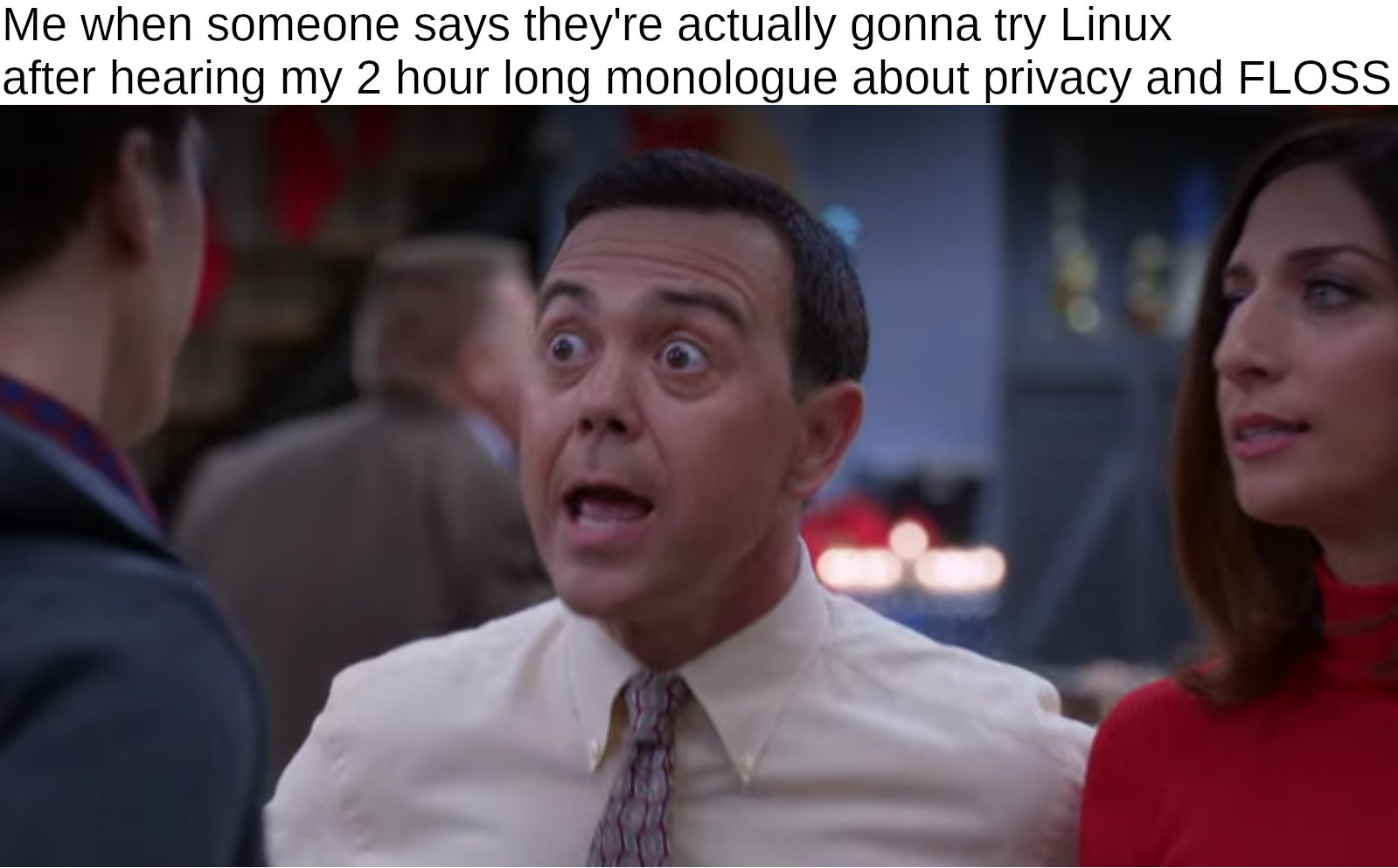 Great man, great, really? You're gonna do it? | Scrolller