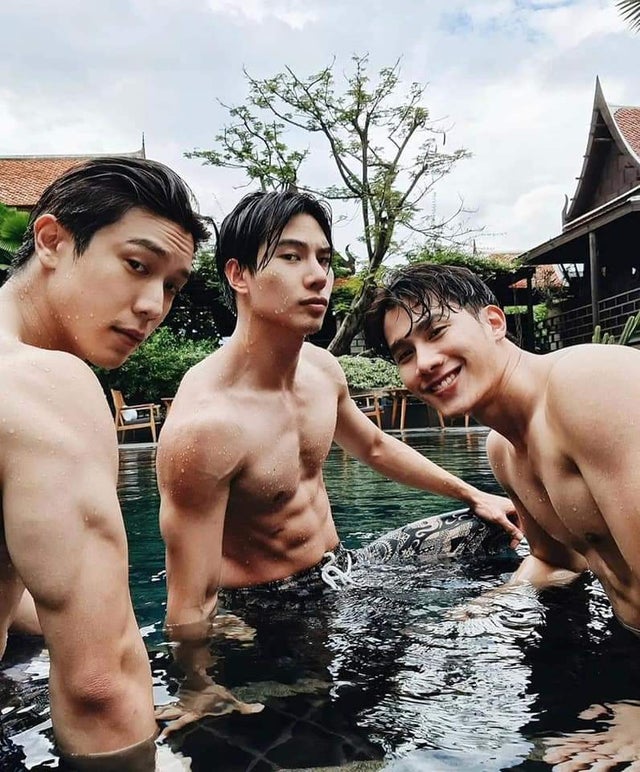 Great Sapol, Max Nattapol and Tul Pakorn, Thai actors | Scrolller