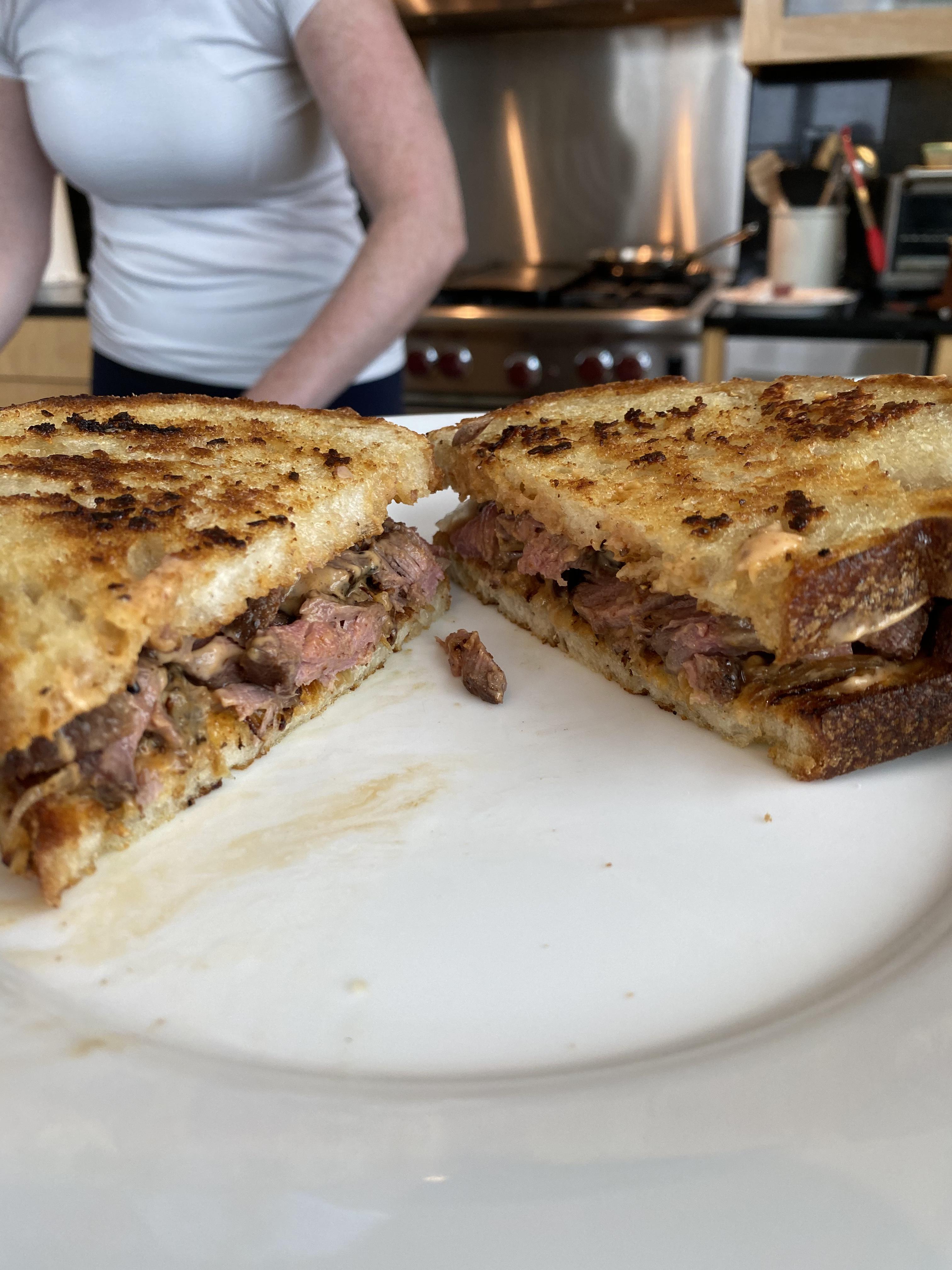 Great steak sandwich and onions | Scrolller