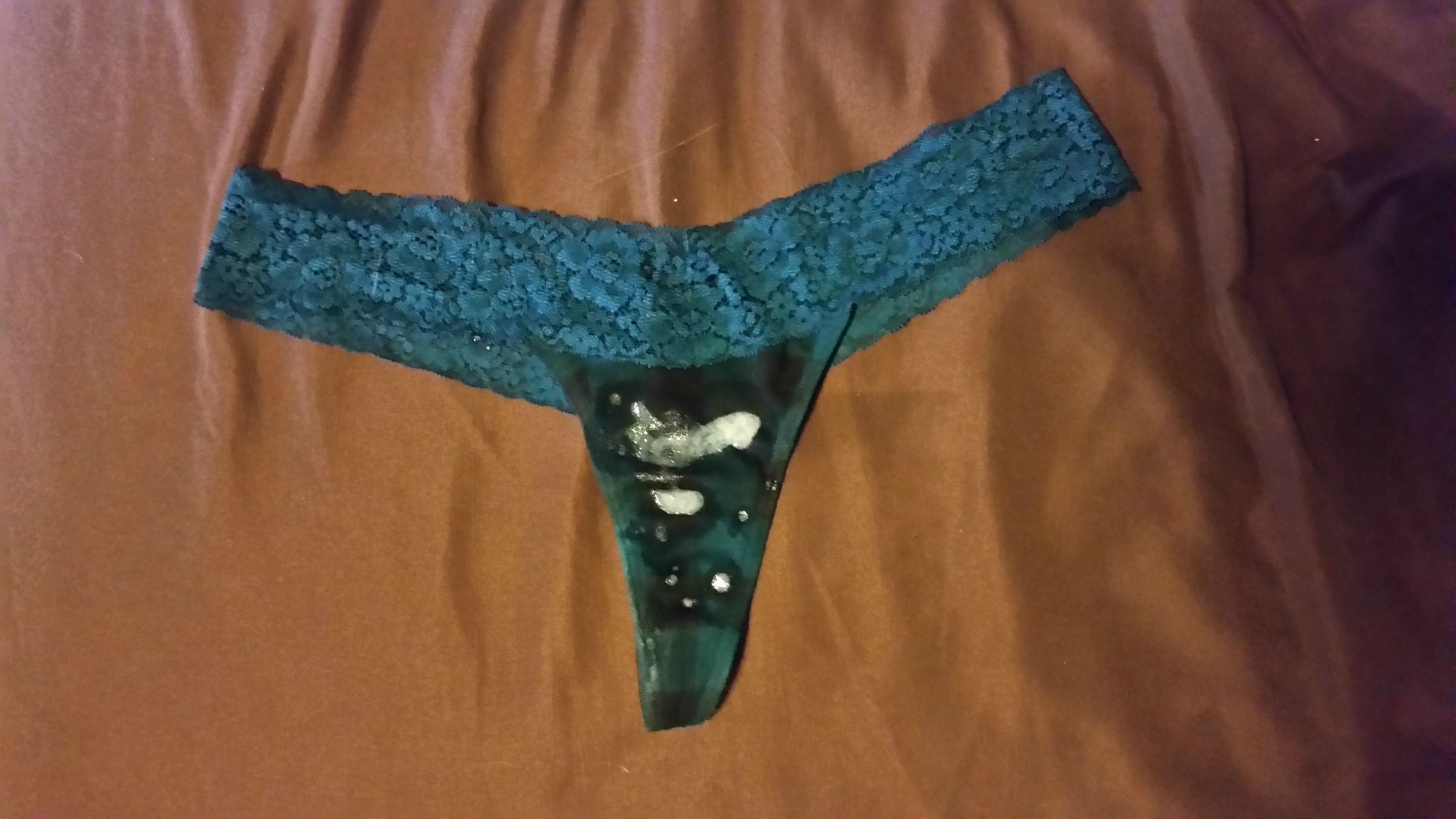 Green and Black Plaid Lace Thong | Scrolller