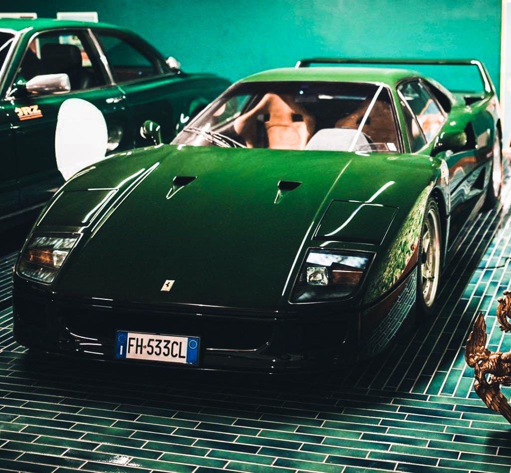 Green Ferrari F40 | Scrolller