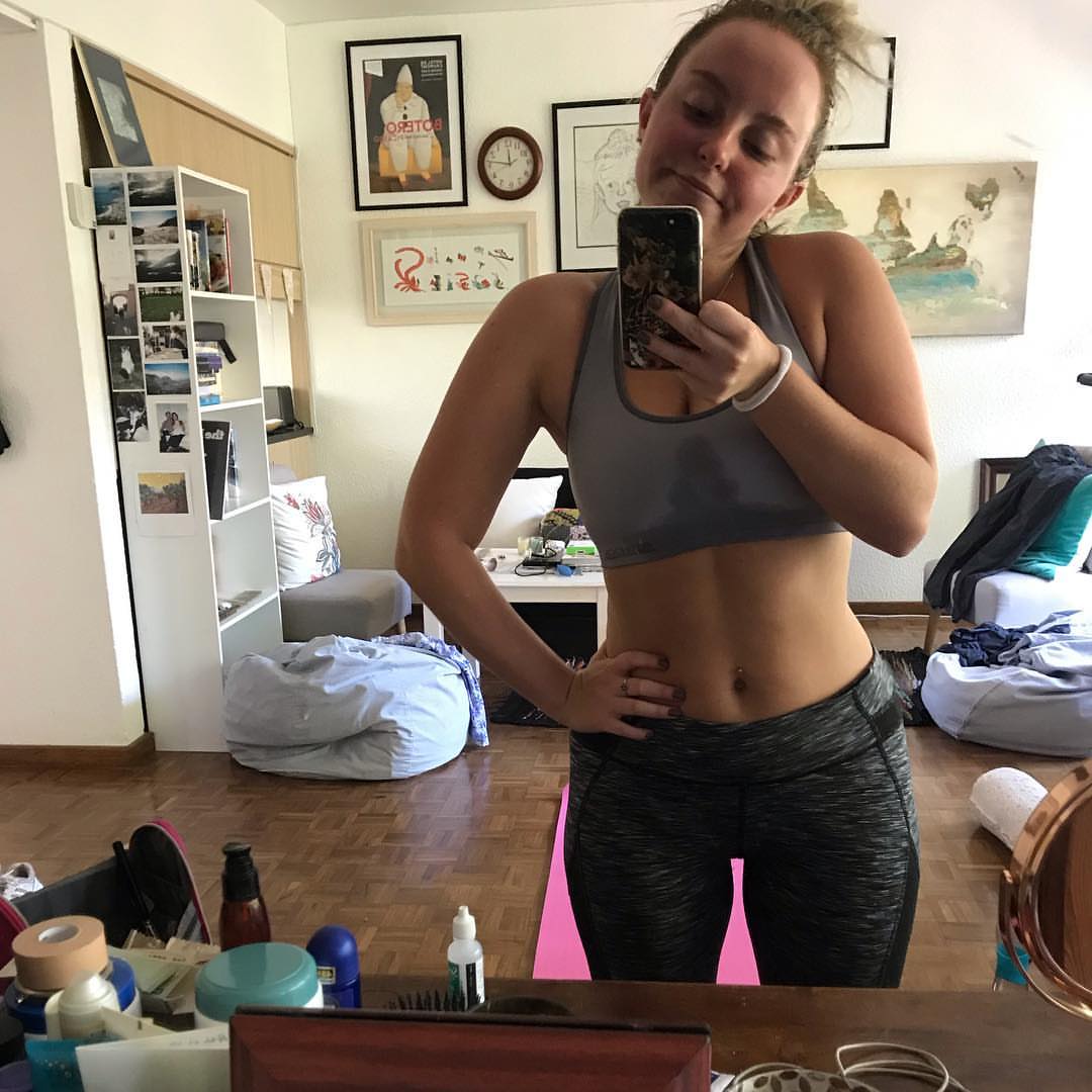 grey / gray sport bra | Scrolller