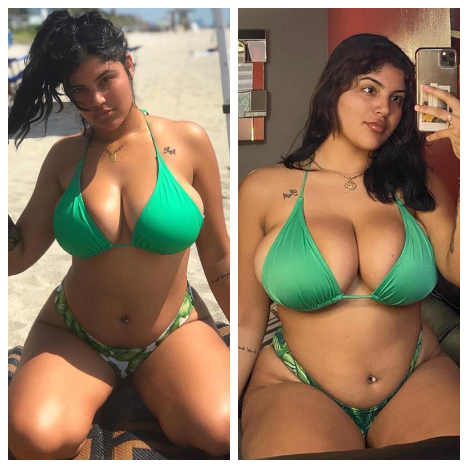 She fills it out a little more now. (BG+WG) | Scrolller