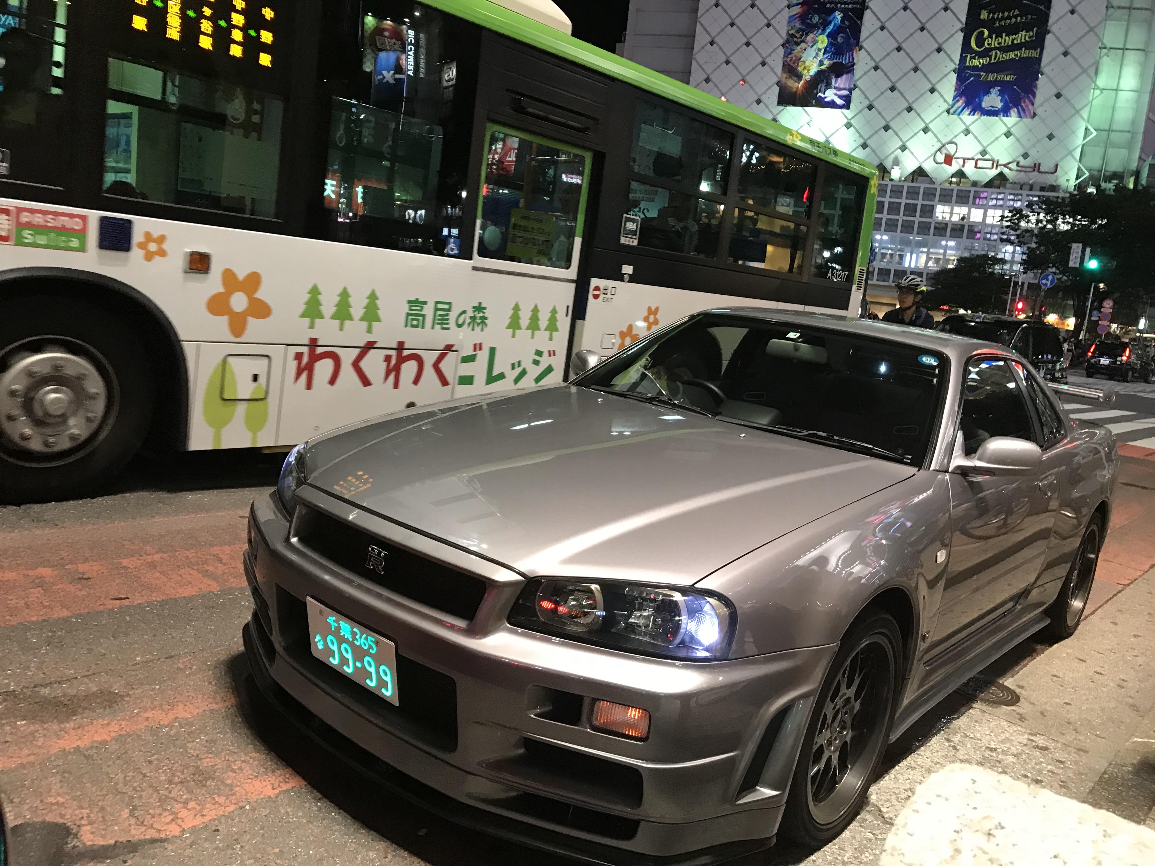 GTR spotted in Shibuya. | Scrolller