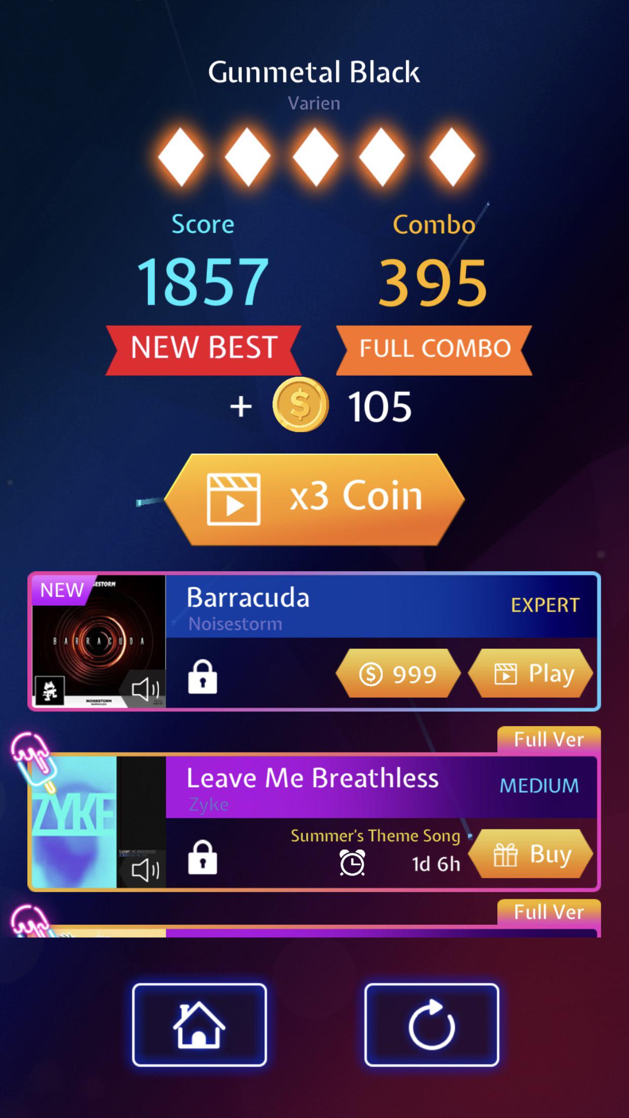 Gunmetal Black Full Combo | Scrolller