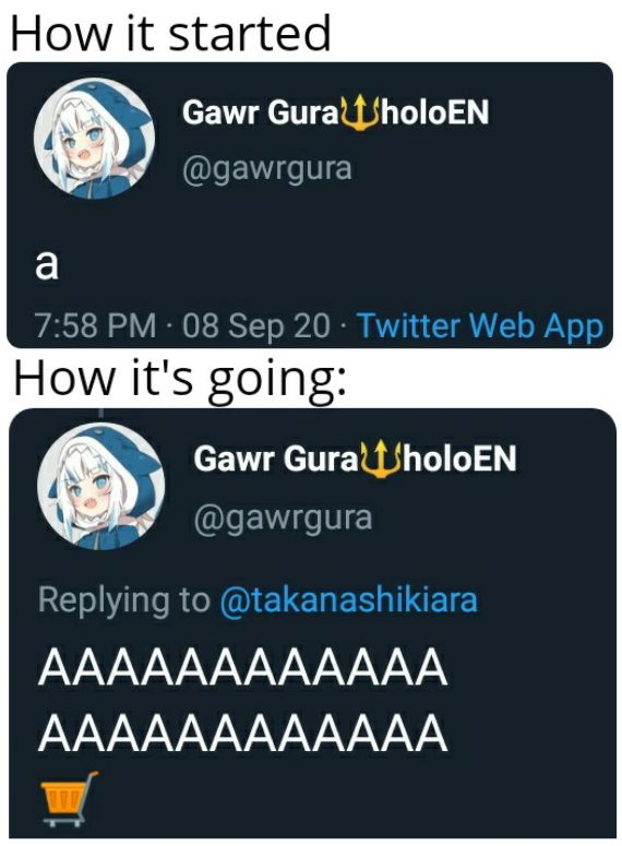 Gura has improve alot of Character Development! | Scrolller