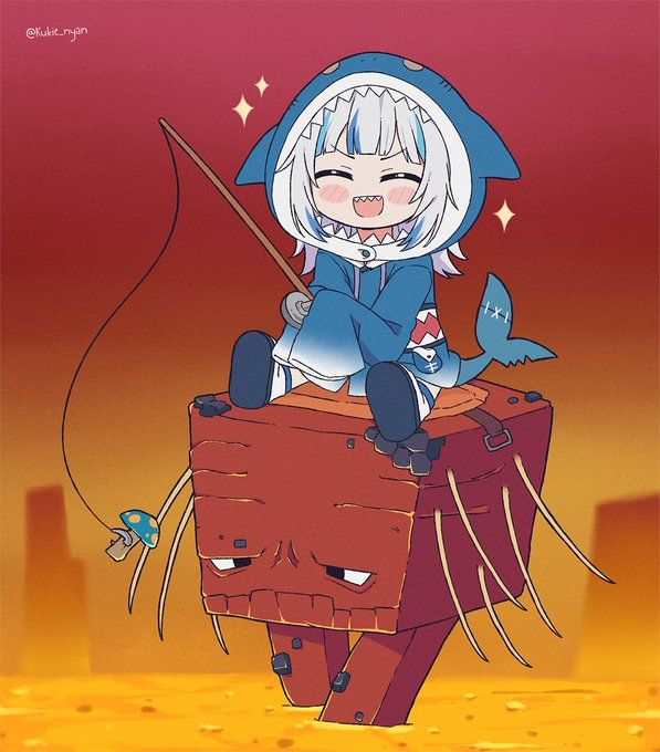 Gura Strider Rider by @Kukie_nyan | Scrolller