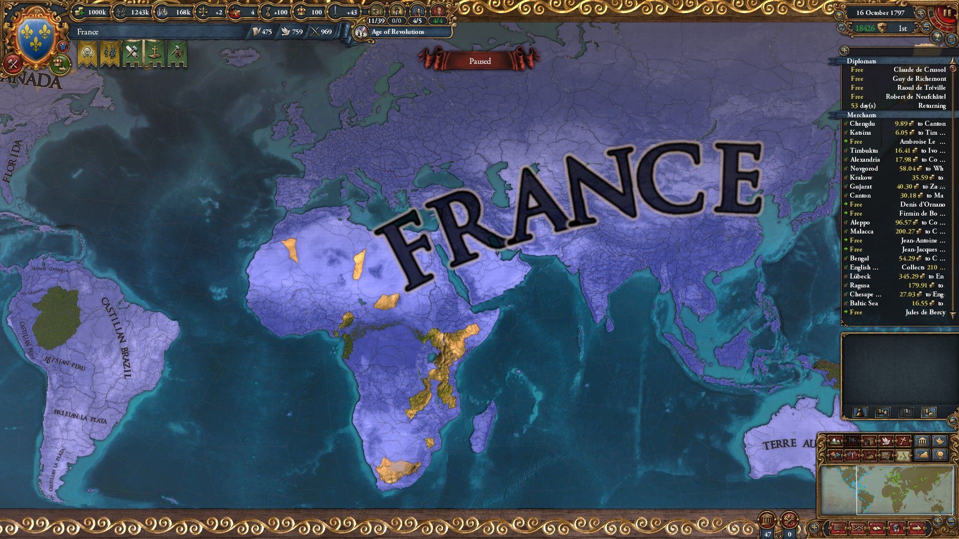 Guys I finally got all my cores back as France! | Scrolller