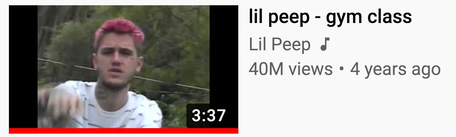 Gym Class hits 40M views. One of my fav Peep songs | Scrolller
