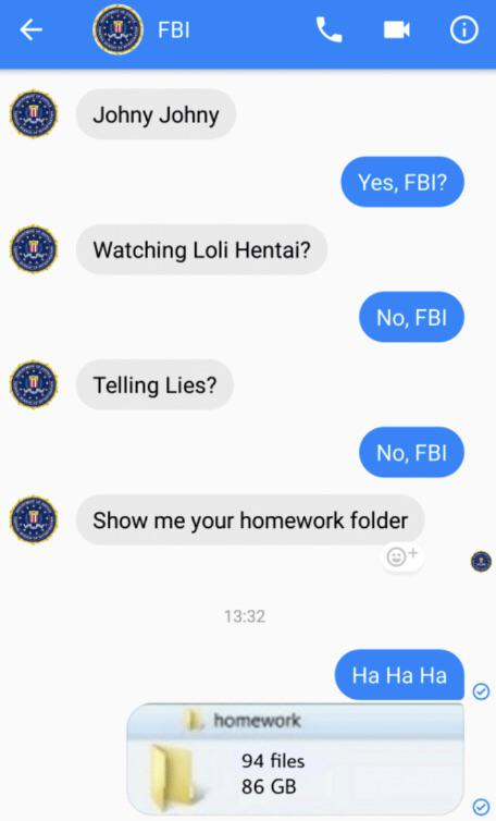 Ha Ha ,yes homework | Scrolller