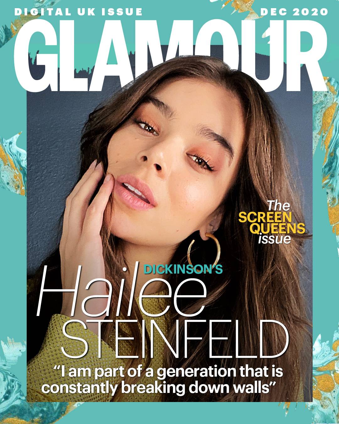 Hailee on the cover for Glamour UK | Scrolller