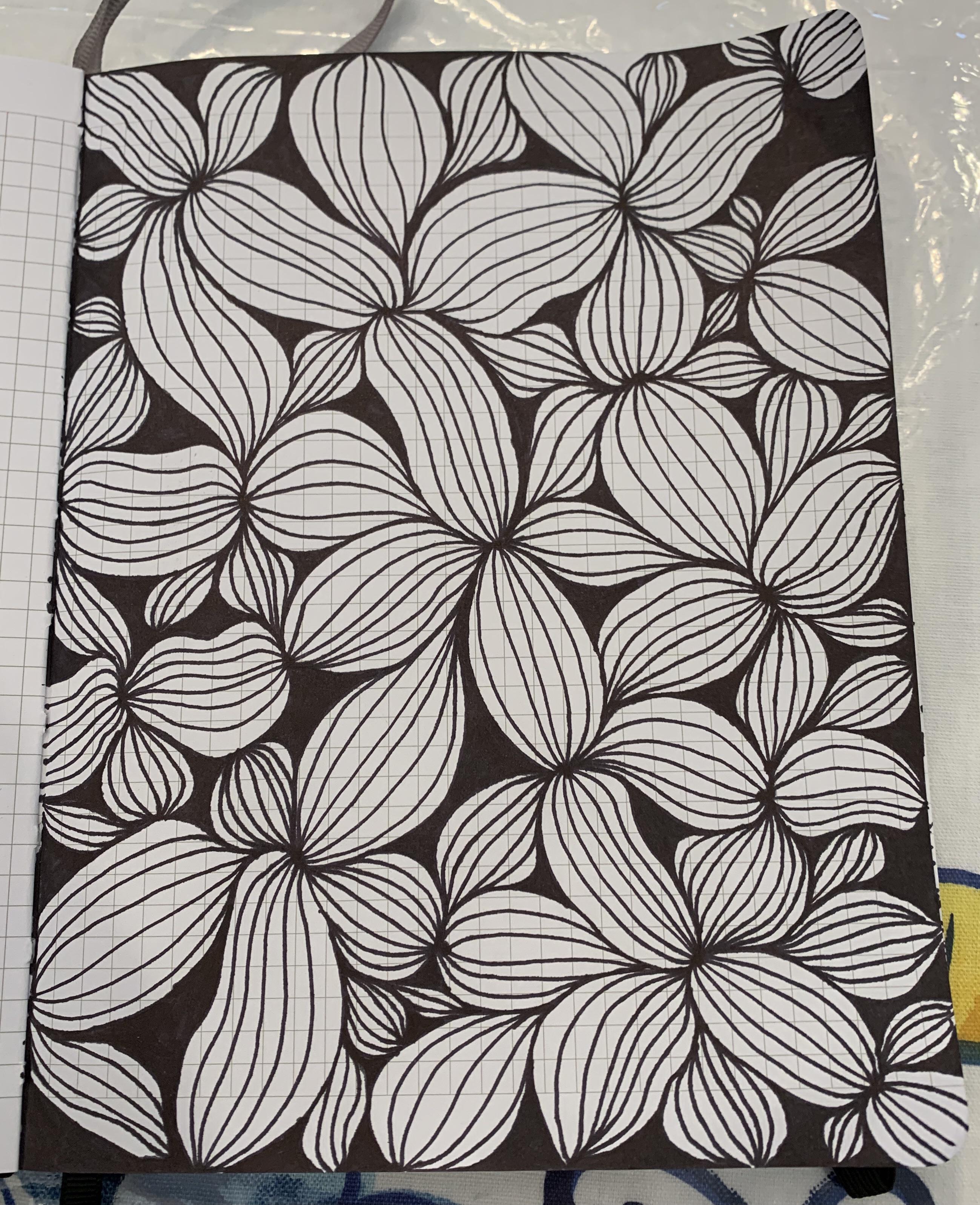 hair, me, sharpie (ultra fine point), 2020 | Scrolller