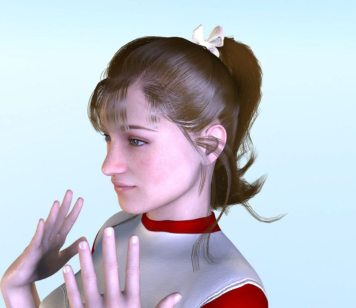 [Hairstyle] high position ponytail | Scrolller
