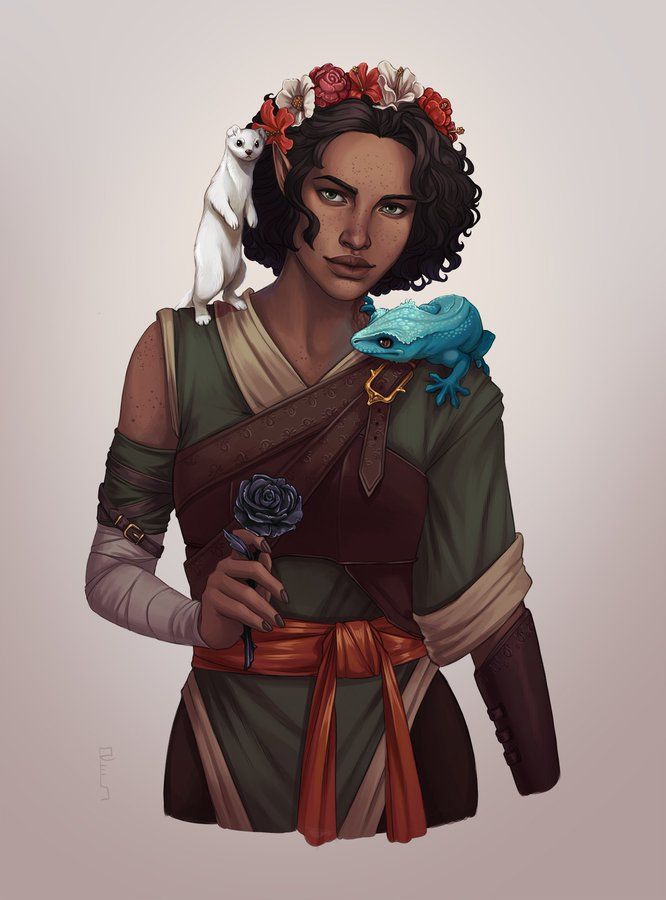 Half-Elf Druid/Warlock by Rachel Denton | Scrolller