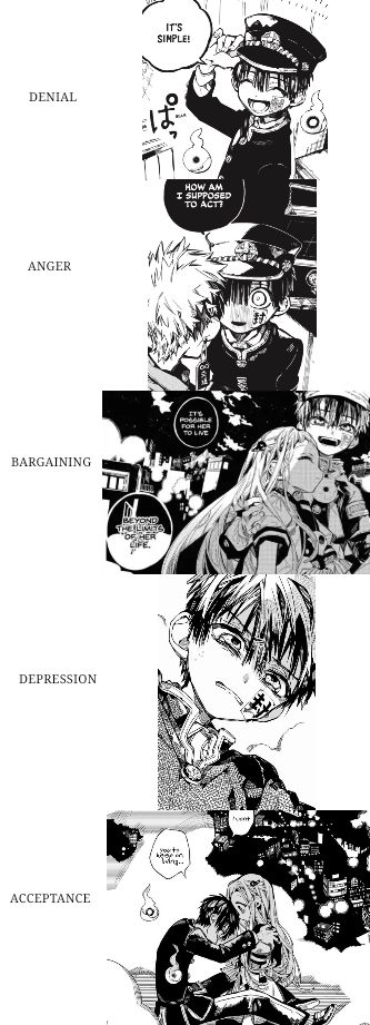 Hanako's 5 stages of grief | Scrolller