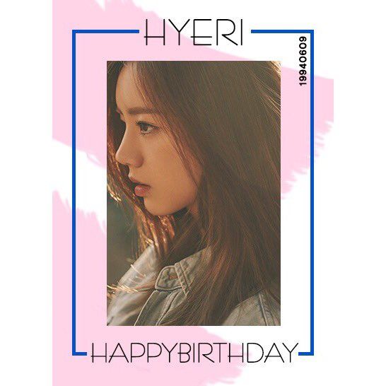 Happy 23rd birthday Hyeri | Scrolller