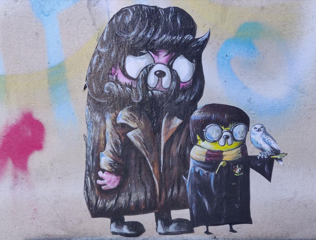 Happy Potter inspired artwork in Sheffield, UK | Scrolller