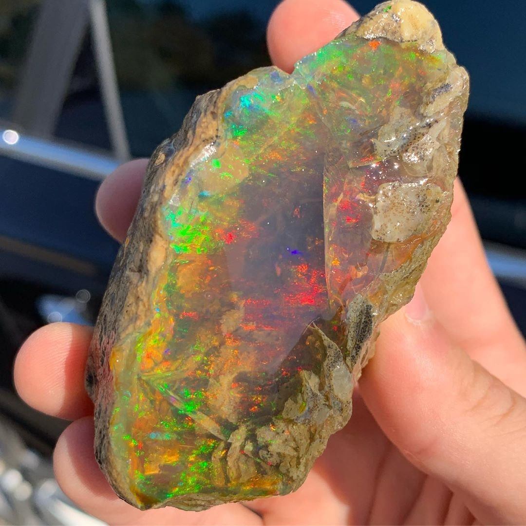 🔥 Happy Thanksgiving everyone! here's a beautiful Ethiopian Opal to cap off this year's fall ...