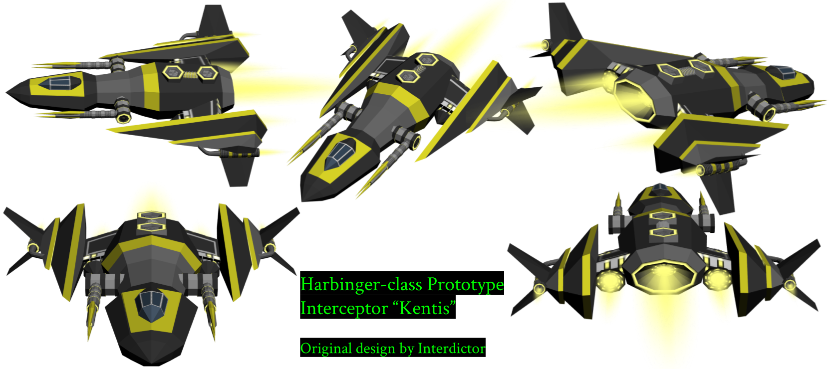 Harbinger-class Interceptor Kentis - original design | Scrolller