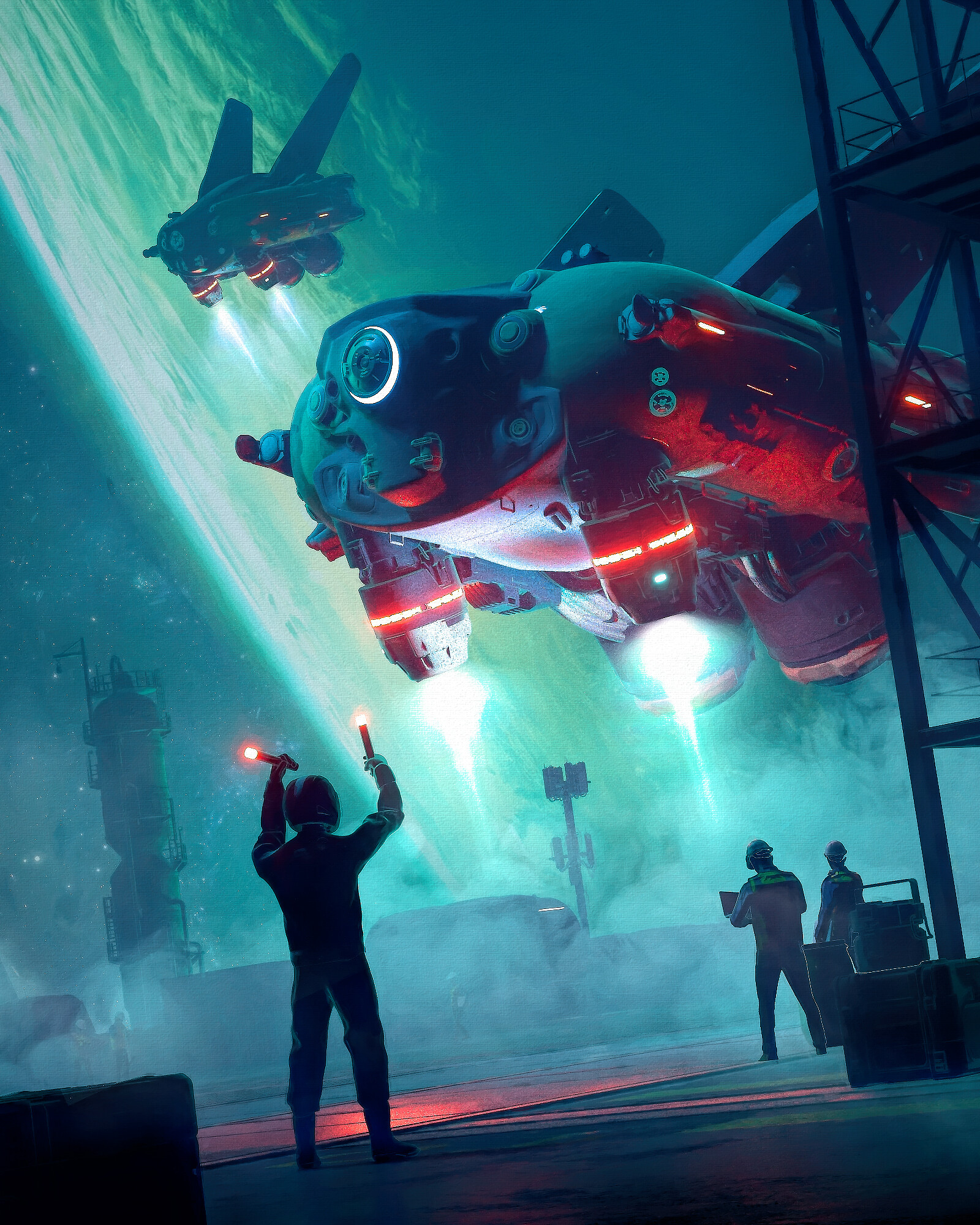 Hard Landing by Beeple | Scrolller