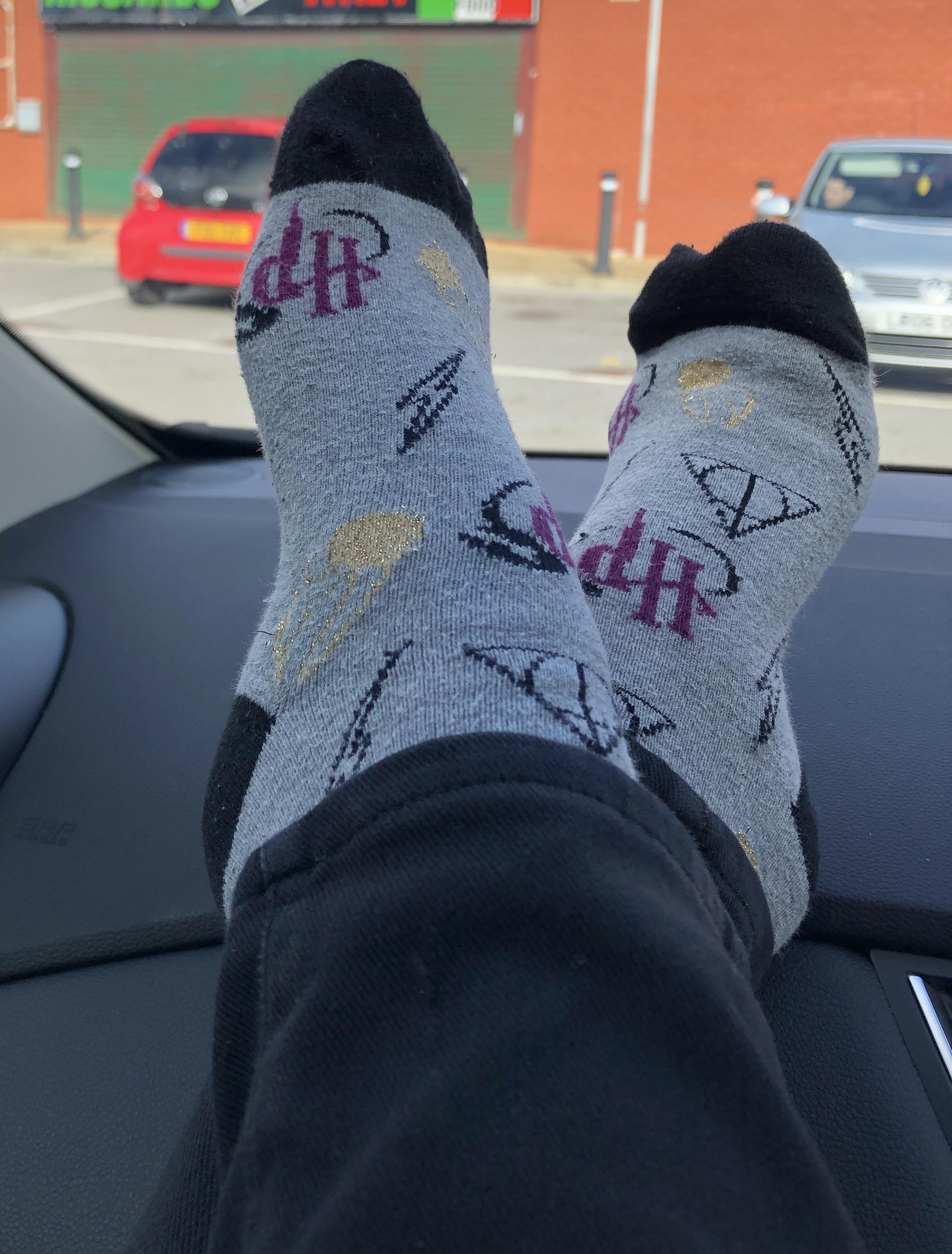 Harry Potter socks on the dash ⚡️ | Scrolller