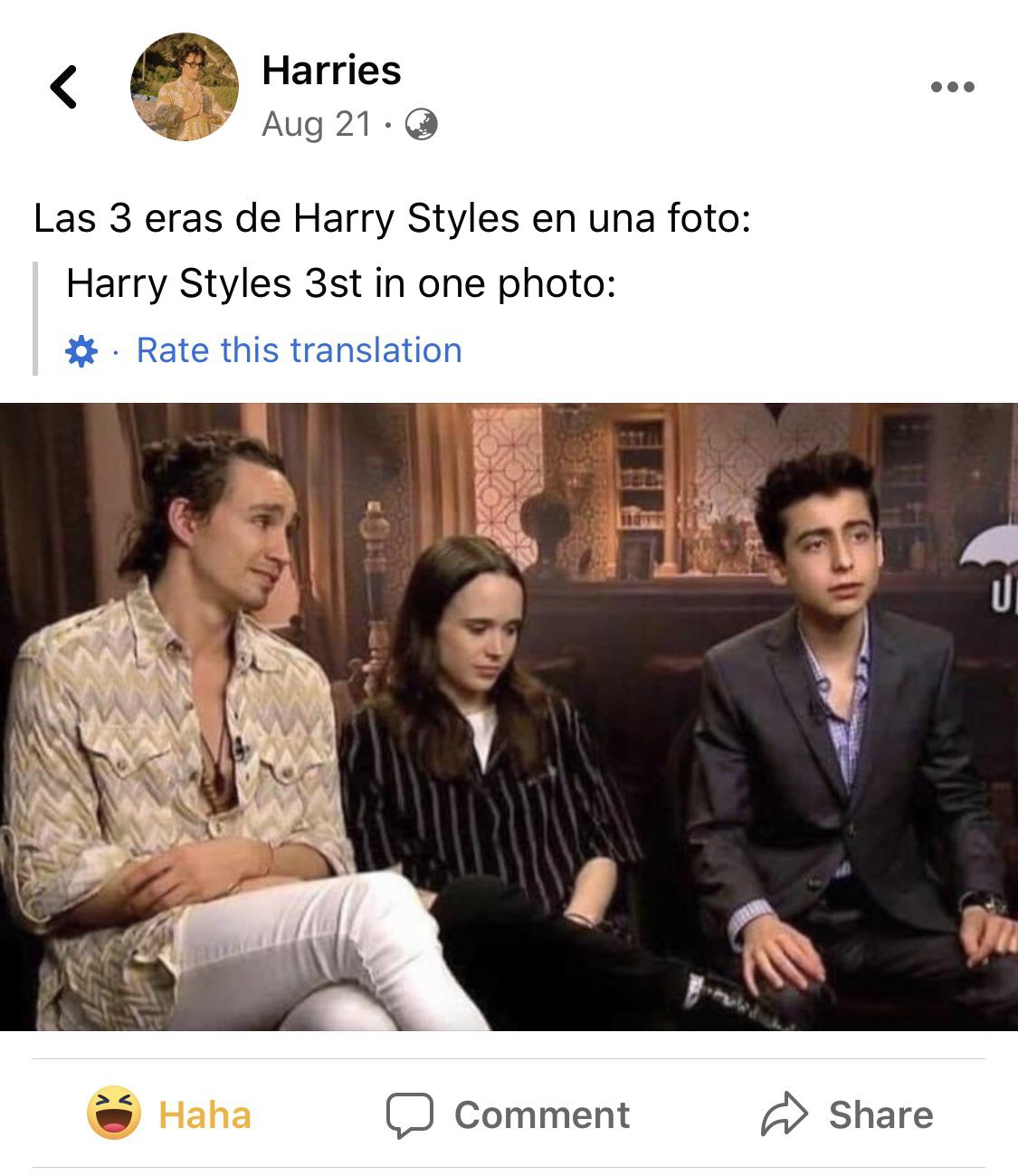 Harry Styles’ 3 Eras in 1 photo 🤣🤣 | Scrolller