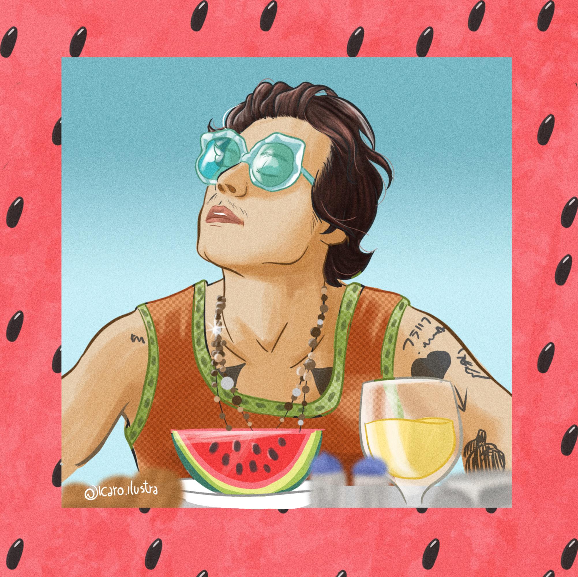 Harry styles and the watermelon | Scrolller